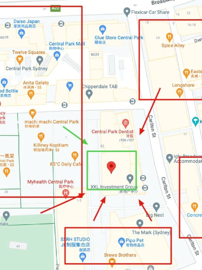 悉尼租房|步行usyd/uts|Central Park网红楼2b1b-Awehome